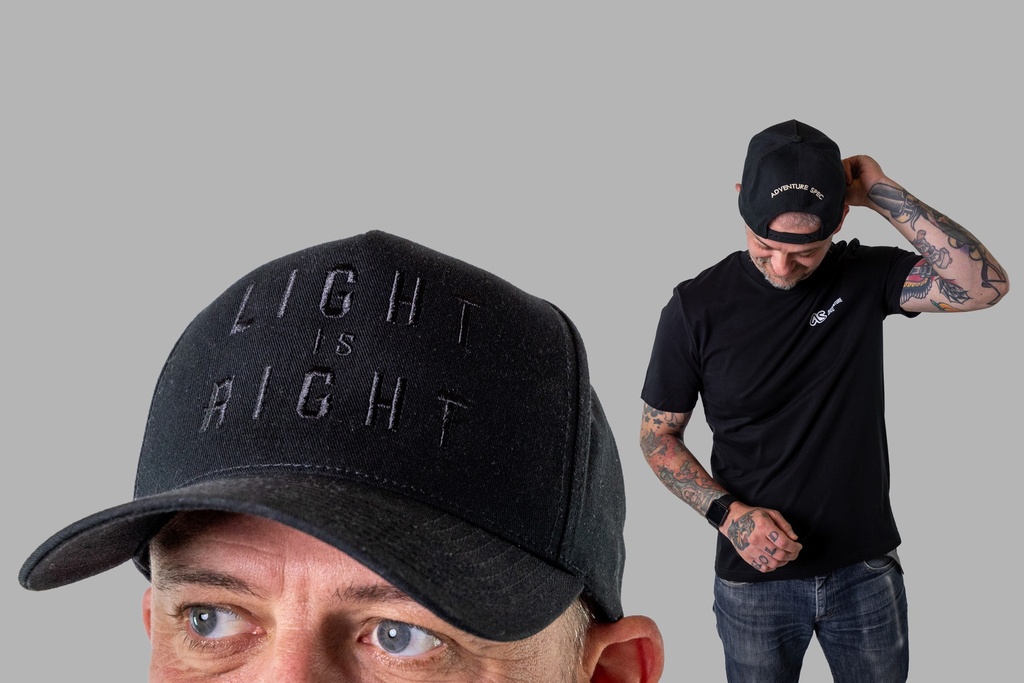 Light is Right Flexfit Cap | Adventure Spec US